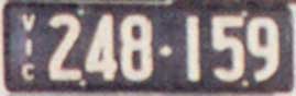 Australia Victoria numberplates